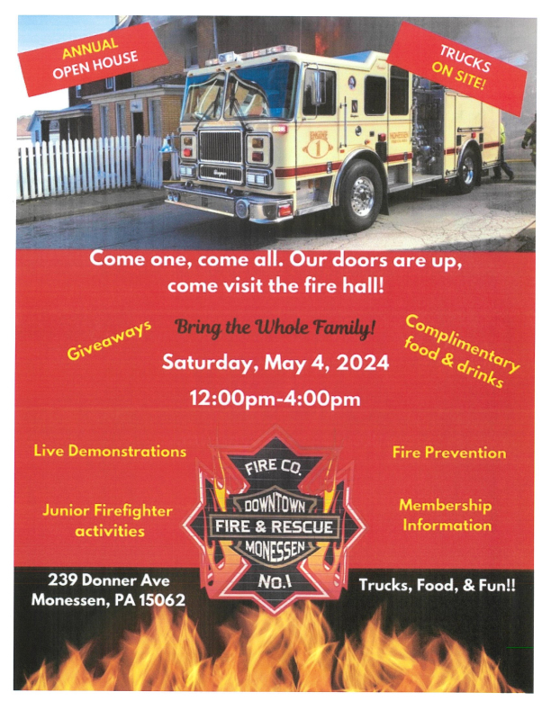 Upcoming Events – Welcome to City of Monessen